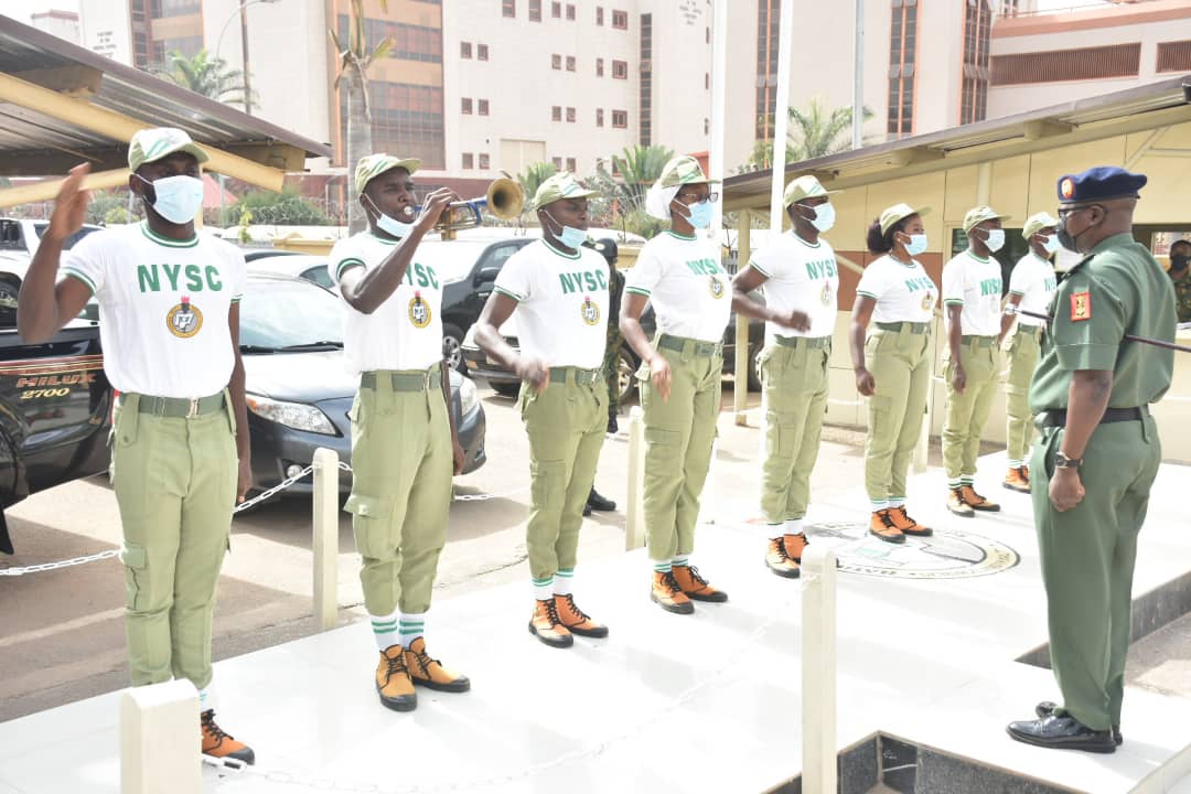 NYSC staff in high spirit as DG, Shuaibu Ibrahim, wears new rank - 365Daily