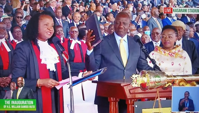 Ruto sworn in as Kenyan president - 365Daily